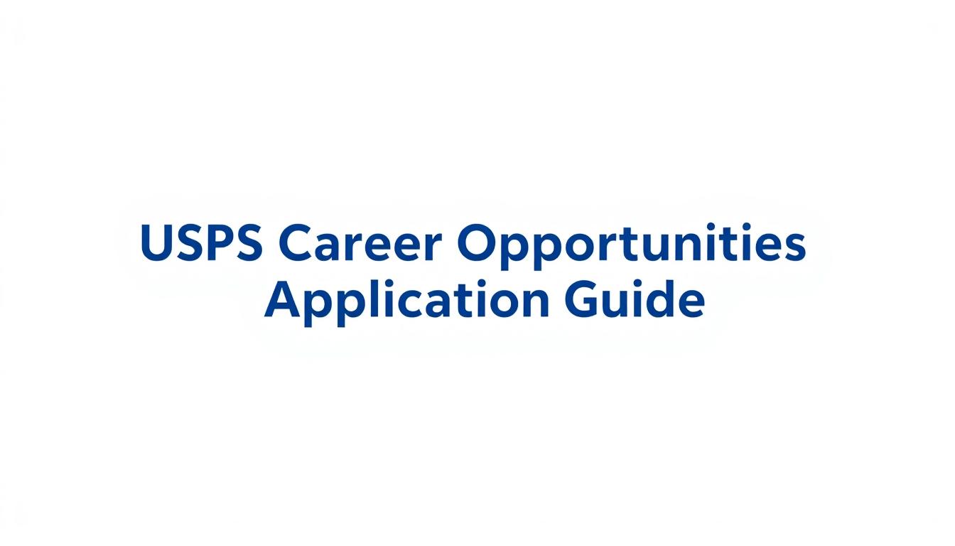 How To Apply For USPS Jobs Postal Service Career Application Guide