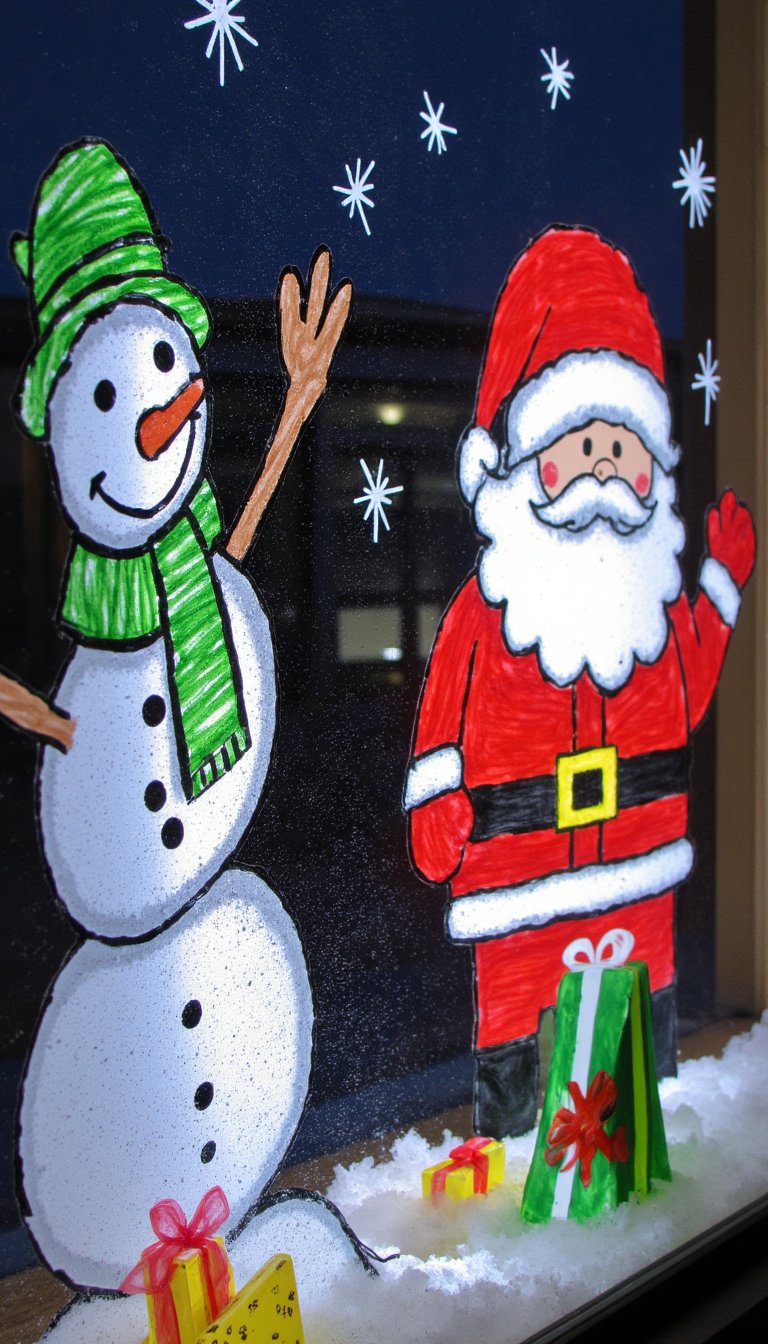 28 Christmas Window Art Ideas to Make Your Home the Envy of the ...