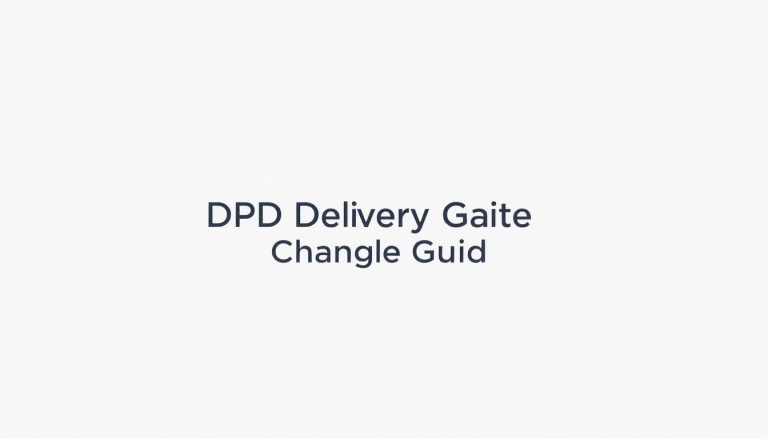 How to Change Your DPD Delivery Date: Quick & Easy Steps