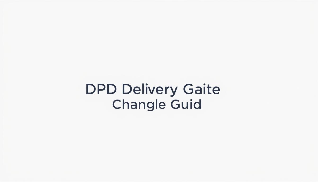 How to Change Your DPD Delivery Date: Quick & Easy Steps