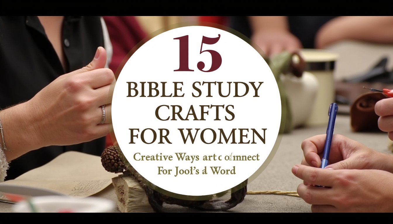 15 Bible Study Crafts for Women: Creative Ways to Connect with God's ...