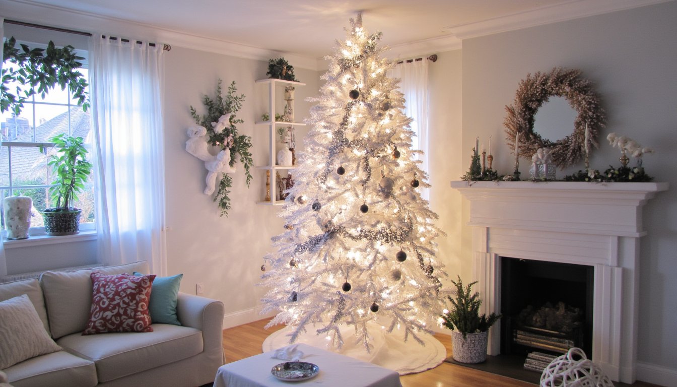 19 White Christmas Tree Decorating Ideas That Are Pure Magic - Postage ...