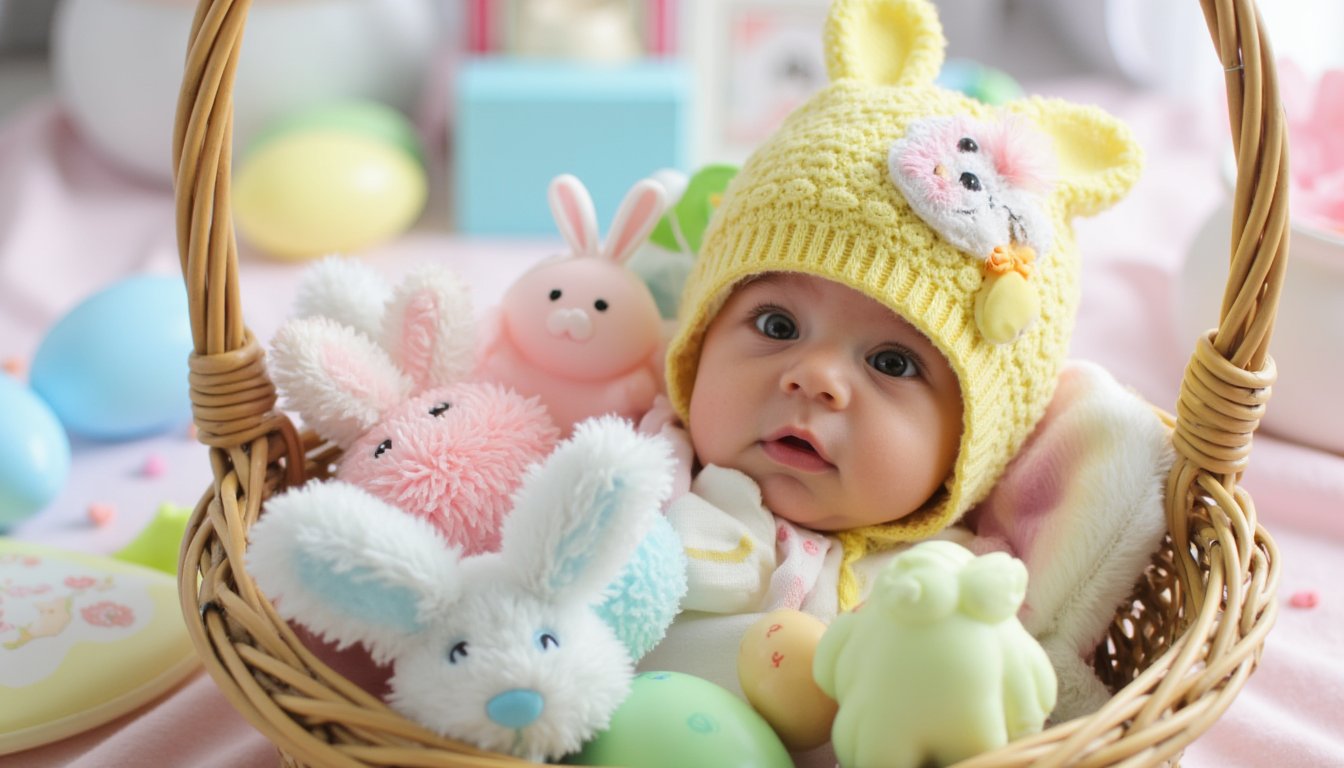 17 Newborn Easter Basket Ideas That Are Adorable, Safe & Actually ...