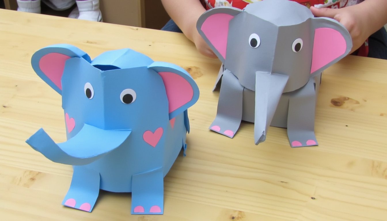 17 Elephant Crafts for Preschool: Easy, Fun & Educational Activities ...