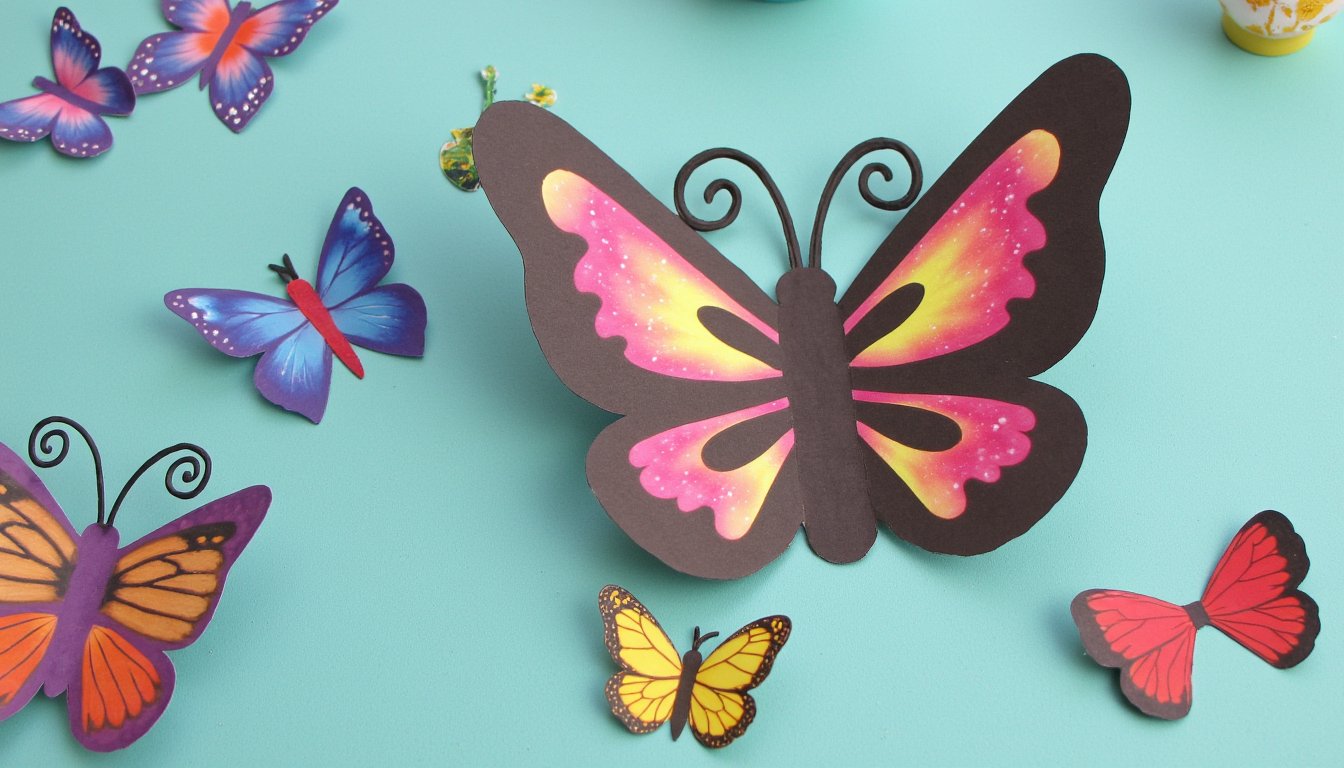 17 3D Butterfly Crafts That Will Flutter Right Off the Page - Postage ...