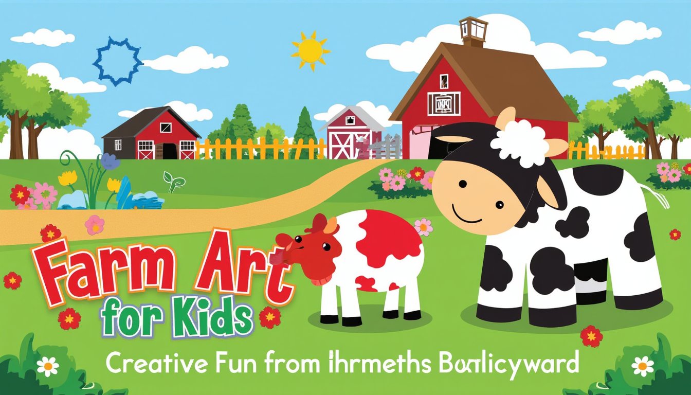 17 Farm Art Projects for Kids: Creative Fun from the Barnyard to the ...