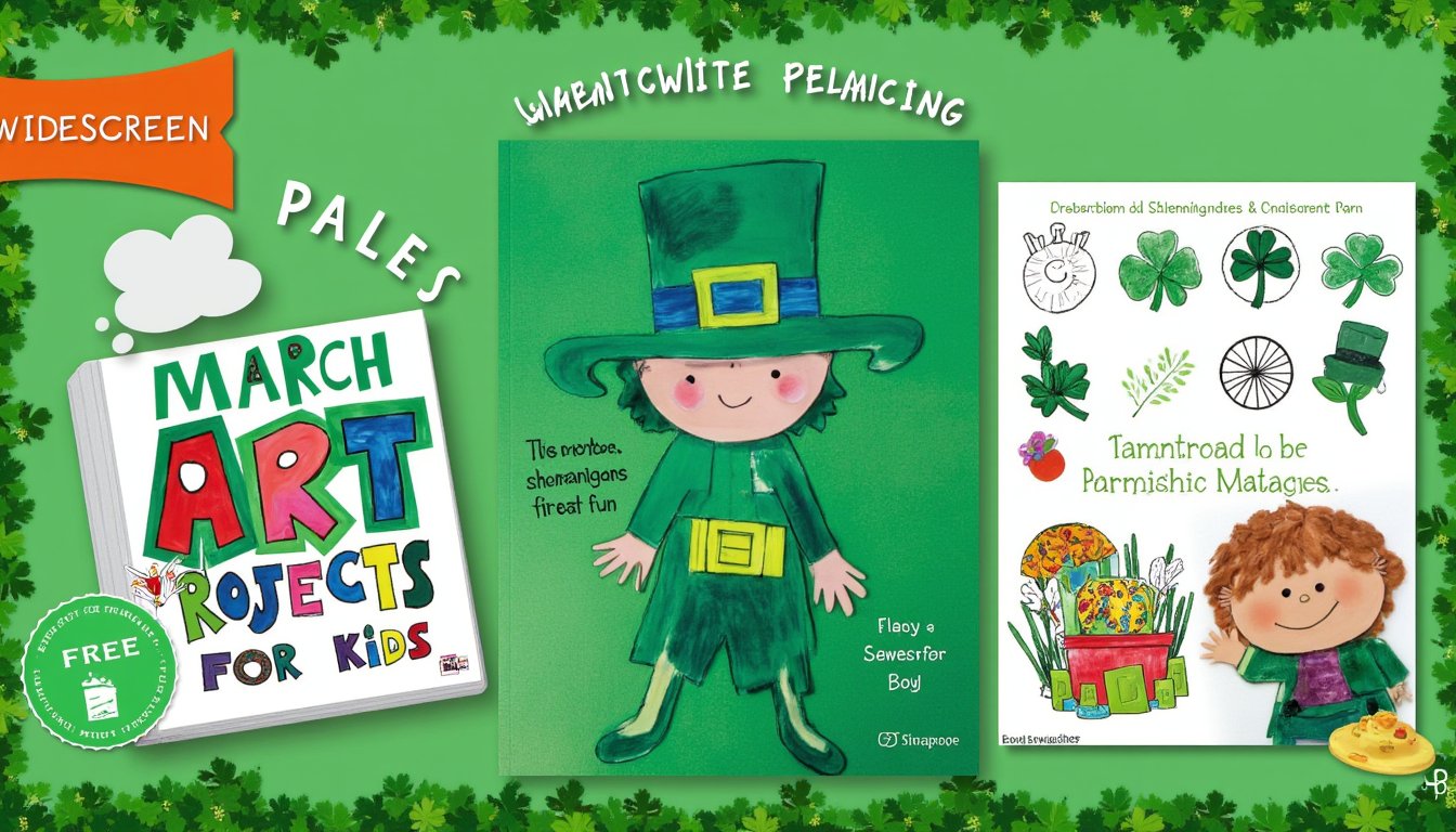 17 March Art Projects for Kids: Shamrock Shenanigans & Creative Fun ...