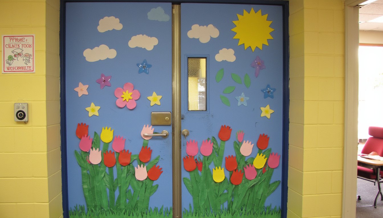25 Spring Door Decorations for Your Classroom That Will Blossom with ...