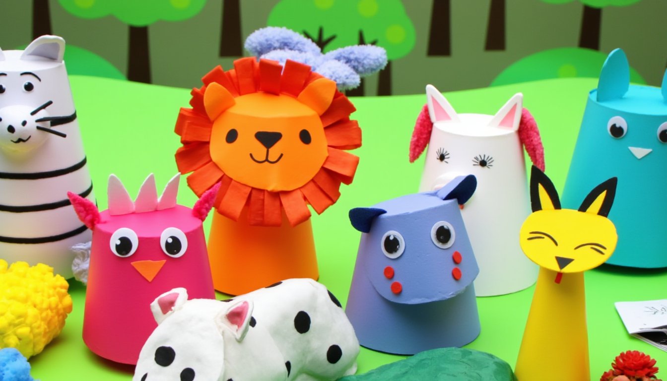25 Animal Crafts for Kids: Creative Critters to Spark Imagination ...