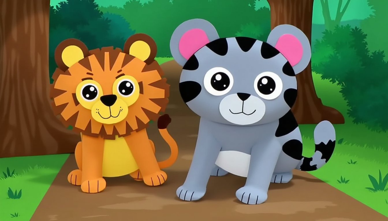 17 Jungle Animal Crafts That Will Unleash Your Child's Wild Side ...