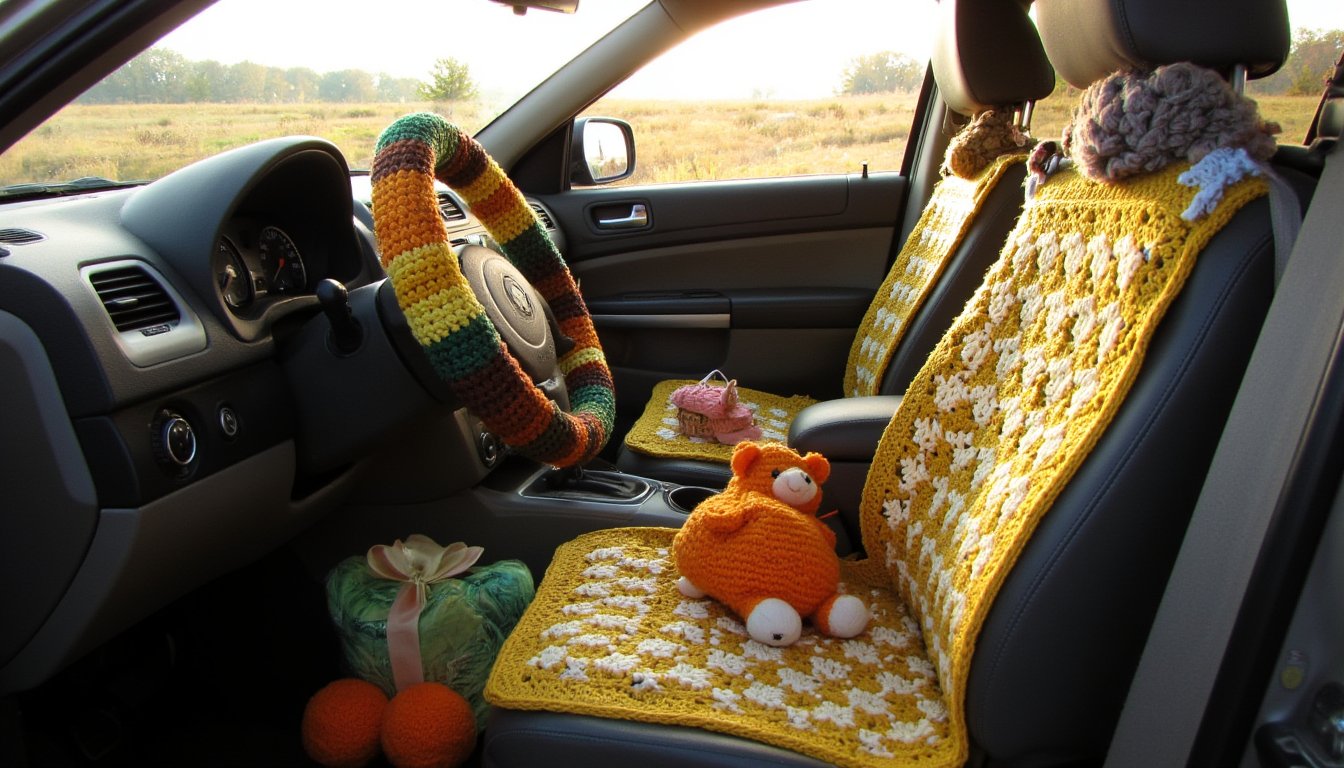 13 Crochet Car Ideas: The Ultimate Guide to Crafting a Cozy Ride ...