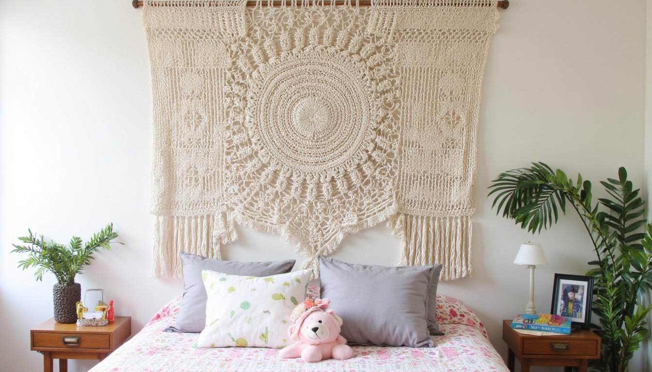 25 Crochet Wall Decor Ideas to Transform Your Space (From Boho to ...