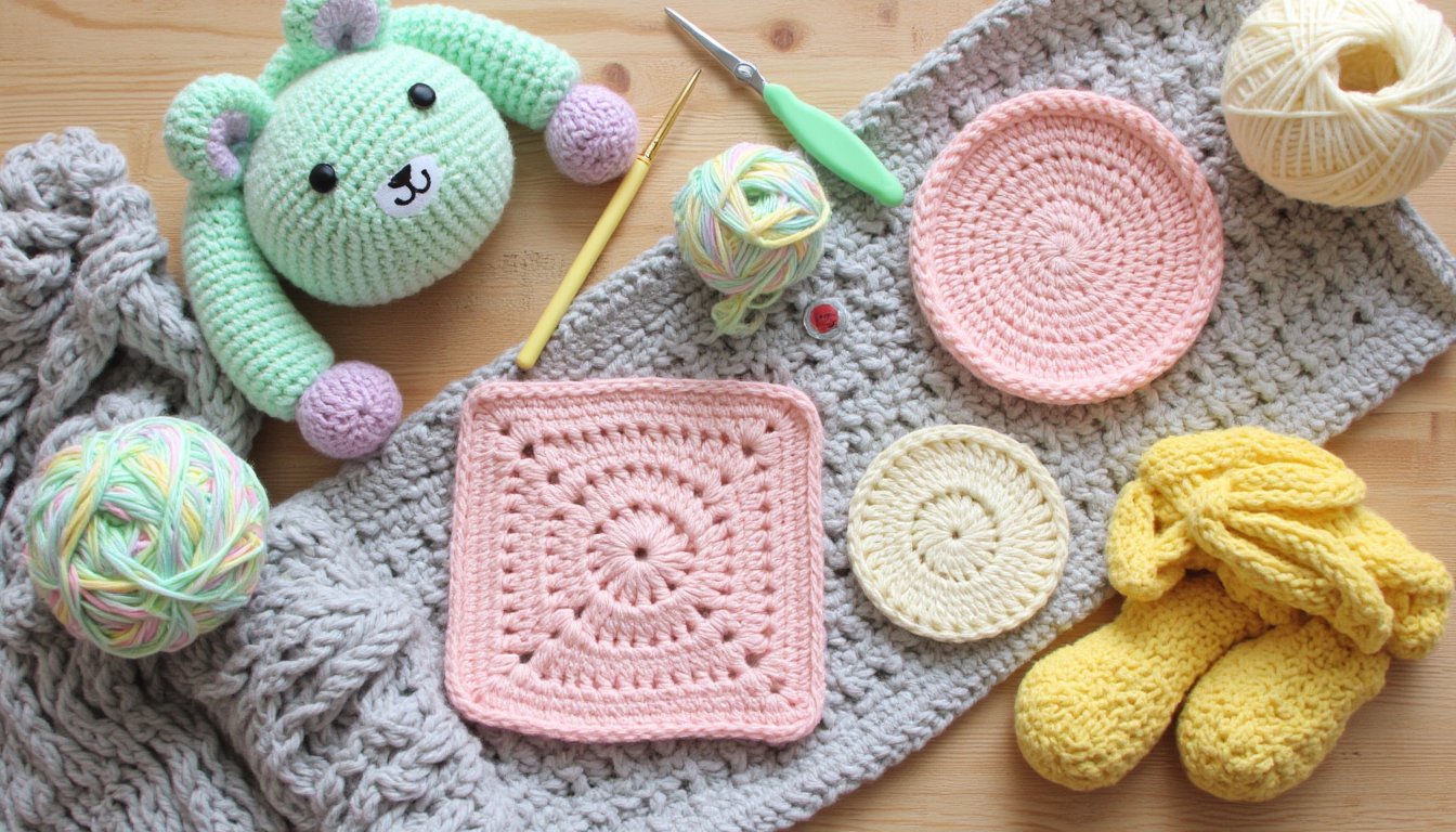 15 Cute & Easy Crochet Ideas for Beginners to Build Your Skills Fast ...