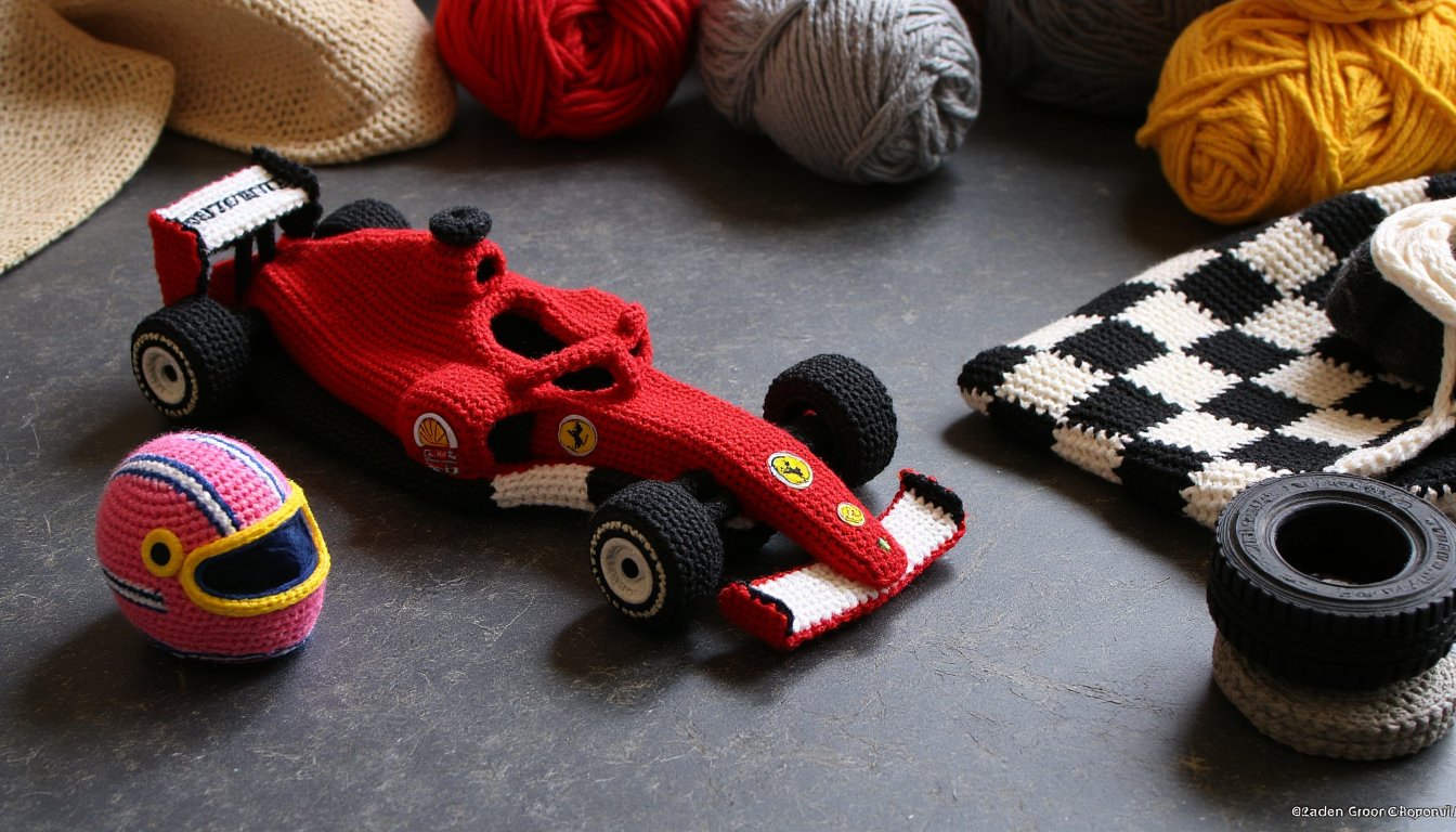 13 F1 Crochet Ideas to Merge Your Love of Yarn and Racing - Postage Master