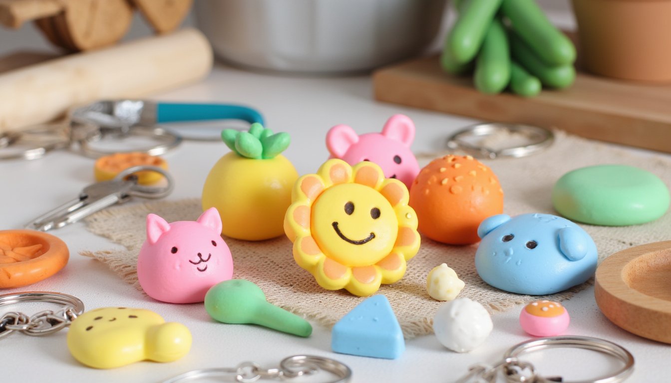 28 Clay Keychain Ideas to Make Your Keys Irresistibly Cute - Postage Master