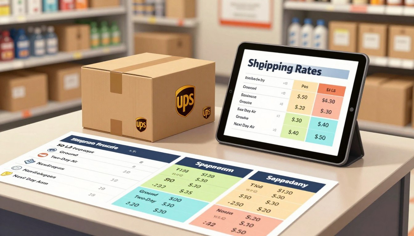 How Much Does It Cost to Ship a 50 lb Package with UPS? (2025 Rates)
