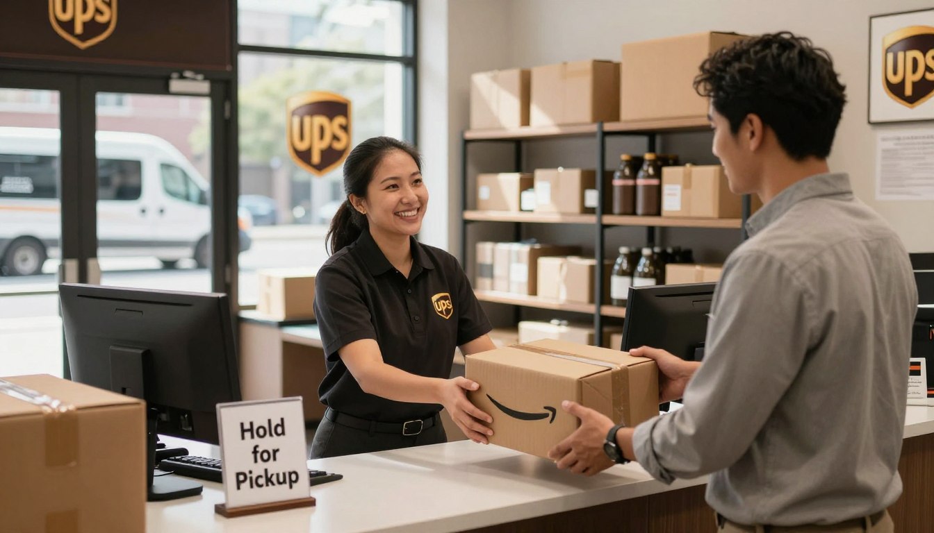 How to Hold Your UPS Package for Pickup Instead of Home Delivery