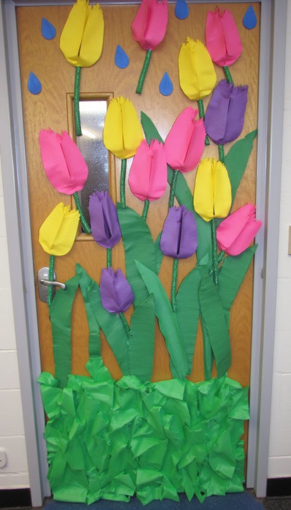 13 Absolutely Charming April Showers Bring May Flowers Door Decorations ...